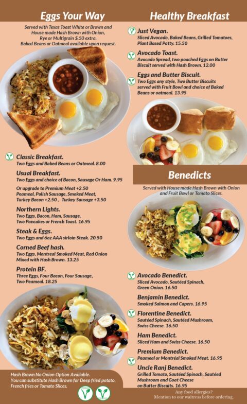 Menu | Oscar's Family Restaurant