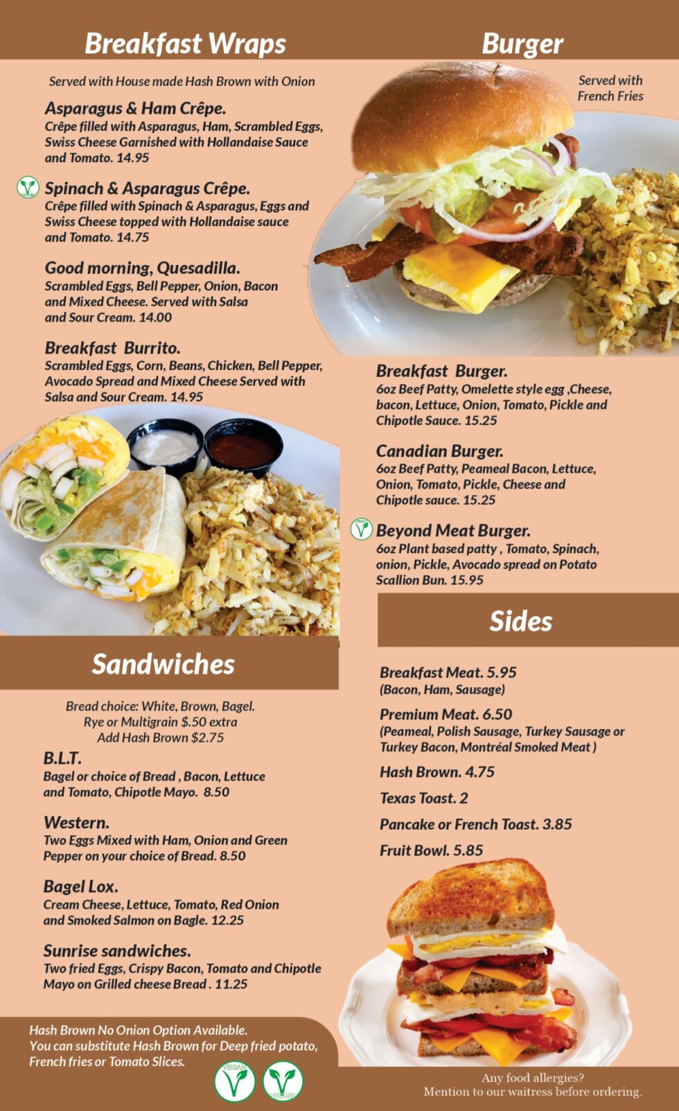 Menu | Oscar's Family Restaurant